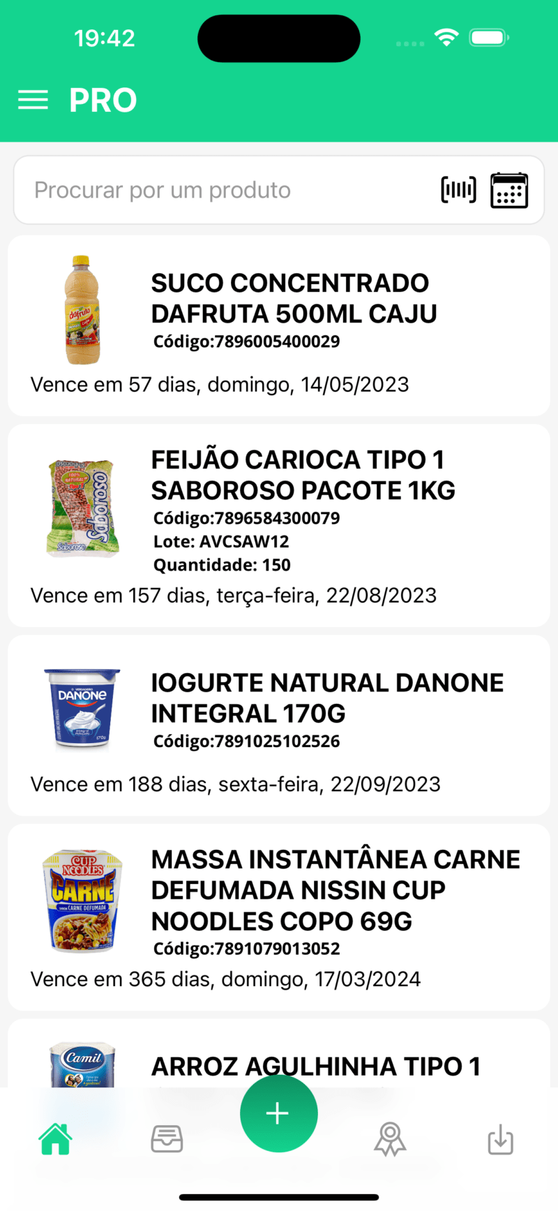 Conheça o aplicativo - Controle de Validade